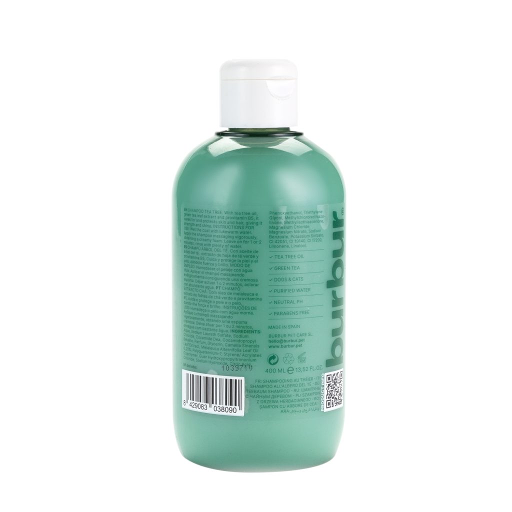 BURBUR CHAMPÚ TEA TREE 400ML - Burbur